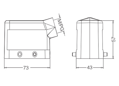 金属外壳 上壳侧出线 H10B-SE-4B-M20/M25/PG16 - 重载连接器-矩形连接器-工业连接器-浙江昊科电气【官网】