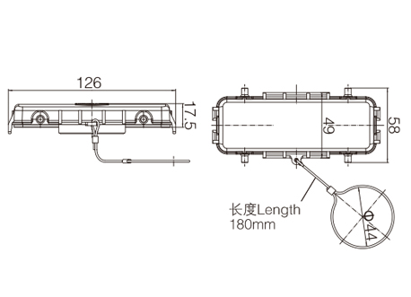 金属外壳 防护盖 H24B-MCV-4B-1/2 - 重载连接器-矩形连接器-工业连接器-浙江昊科电气【官网】
