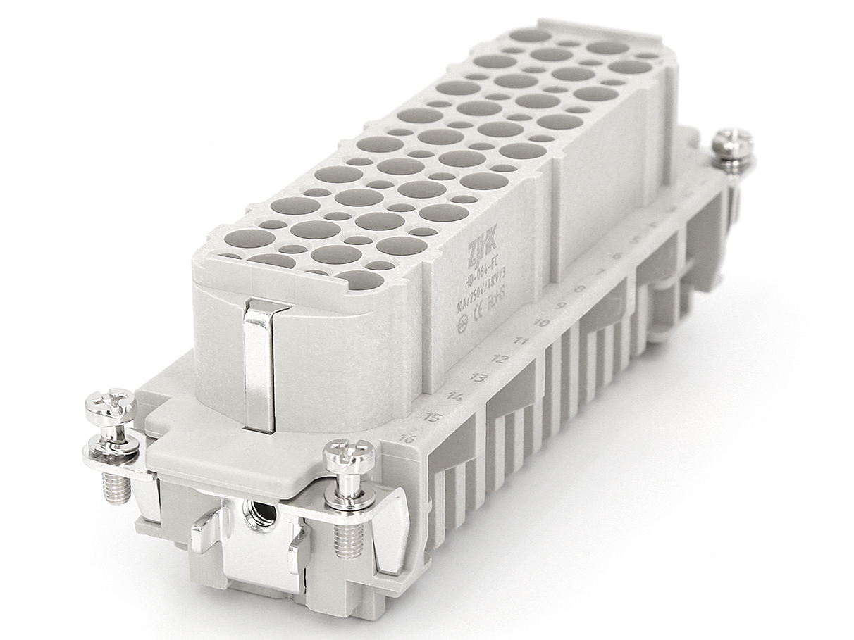 超高密度型插芯 冷压连接 HD-064-FC - 重载连接器-矩形连接器-工业连接器-浙江昊科电气【官网】