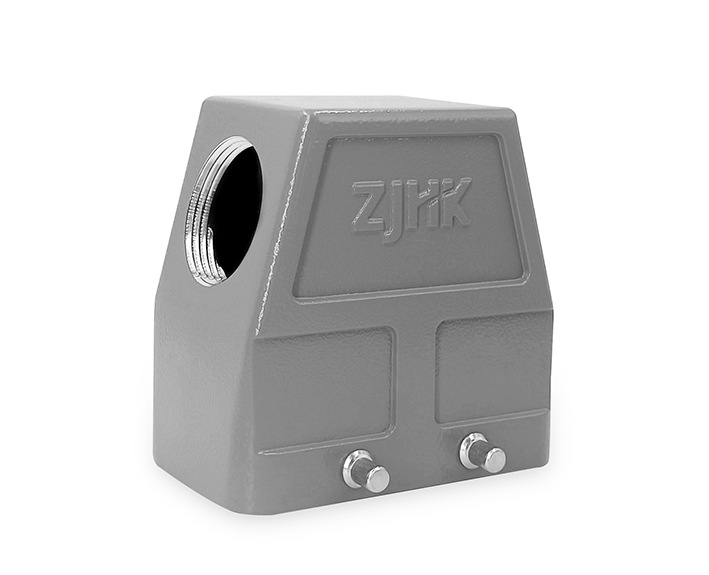 金属外壳 上壳侧出线 H10B-SEH-4B-M25/M32/PG21/PG29 - 重载连接器-矩形连接器-工业连接器-浙江昊科电气【官网】