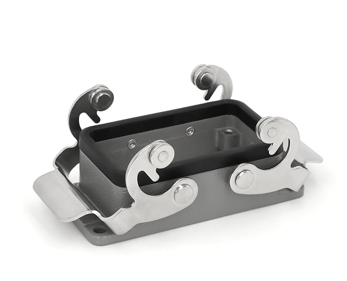 金属外壳 不封底下壳 H10B-BK-2L - 重载连接器-矩形连接器-工业连接器-浙江昊科电气【官网】