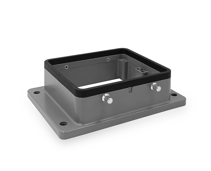 金属外壳 不封底下壳 H32B-BK-4B/4B-CV/4B-MCV - 重载连接器-矩形连接器-工业连接器-浙江昊科电气【官网】